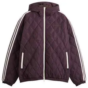 Adidas X Wales Bonner Quilted Jacket - Shadow Maroon