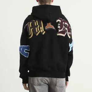 Amiri Varsity Patch Zip Hoodie