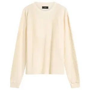Amiri Bones Long Sleeve T-shirt In | Size: | Cotton/eva | End Clothing - Ivory