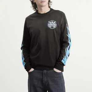 Amiri Eagle Flames Long Sleeve T-shirt