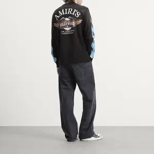 Amiri Eagle Flames Long Sleeve T-shirt
