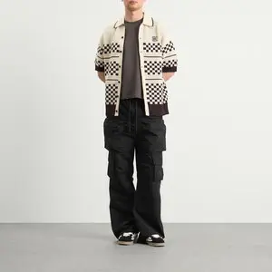 Amiri Checkered Mesh Shirt