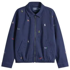 Polo Ralph Lauren Flag Windbreaker Jacket - Navy