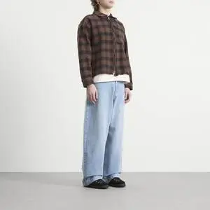 ABOUT:BLANK Plaid Zipped Overshirt In | Size: | 100% Cotton | End Clothing