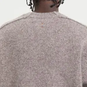 ABOUT:BLANK Exposed Mock Neck Jumper - Biscuit