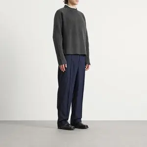 ABOUT:BLANK Rib Mock Neck Crew