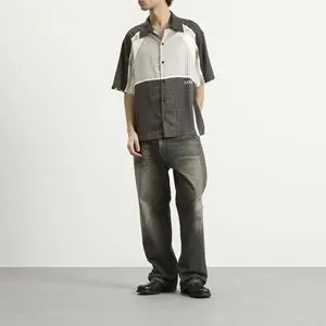 Amiri Ma Quad Panel Camp Shirt - Black