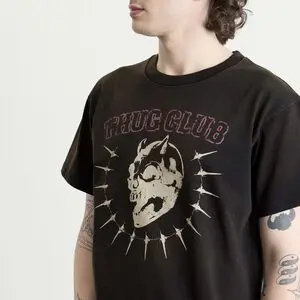 THUG CLUB Graphic Logo T-shirt