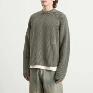 ABOUT:BLANK Rib Mock Neck Crew
