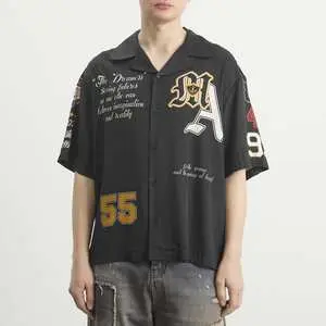 Amiri Varsity Patch Camp Shirt