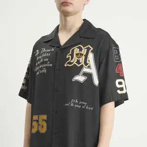 Amiri Varsity Patch Camp Shirt