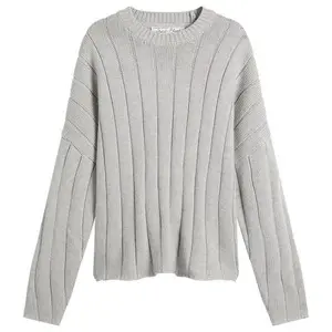 ABOUT:BLANK Rib Knit Crew - Grey