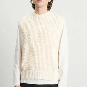 ABOUT:BLANK Moss Stitch Knitted Vest