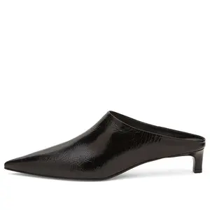 JIL SANDER Heeled Mule - Black