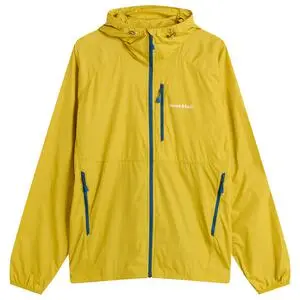 MONTBELL Wind Blast Hooded Jacket - Yellow