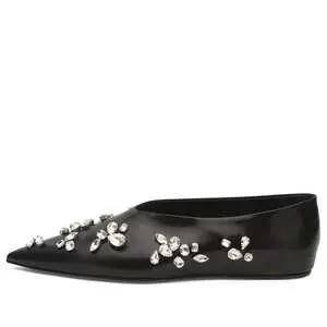 JIL SANDER Embellished Ballerina - Black