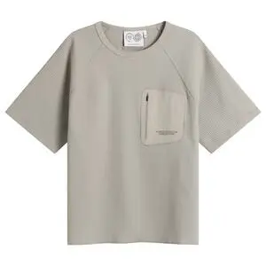 PURPLE MOUNTAIN OBSERVATORY Waffle T-shirt - Concrete