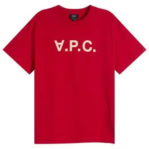A.p.c. Vpc Logo T-shirt - Red/ecru