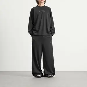 MAISON MARGIELA X Salomon Long-sleeved Perforated Mesh Top - Washed Black