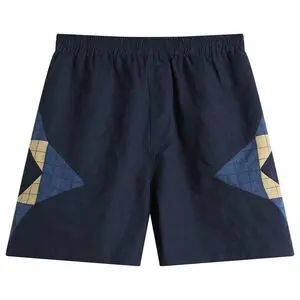 A.p.c. Connor Patchwork Shorts - Indigo