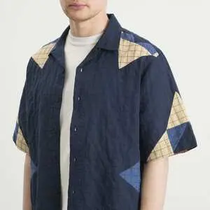A.p.c. Patchwork Shirt Jacket