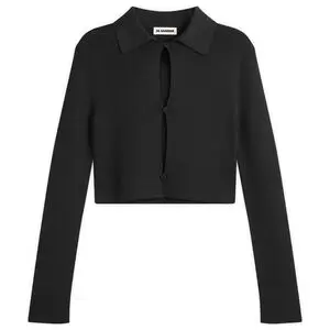 JIL SANDER Jil Sander Button-Front Ribbed Cardigan