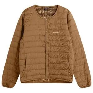MONTBELL Superior Down Round Neck Jacket - Tan