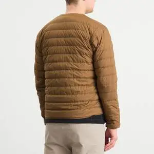 MONTBELL Superior Down Round Neck Jacket - Tan