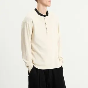 LES TIEN Thermal Baseball Henley
