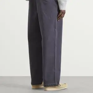 BOUND Heavy Canvas Workwear Trousers - Navy