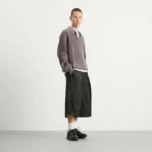 BOUND Acid Wash Half Zip Pullover