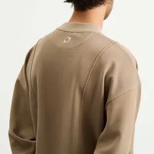 GANDER Waffle Long Sleeve Top