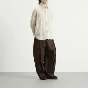SAGE NATION Box Pleat Trouser