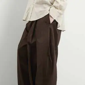 SAGE NATION Box Pleat Trouser