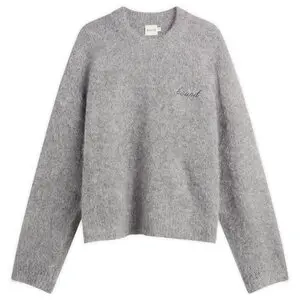 BOUND Dexter Cropped Alpaca Jumper - Grey