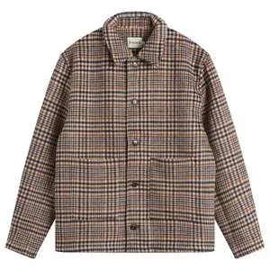 BOUND Wool Button Jacket In | Size: | Polyester/wool | End Clothing - Barton Check