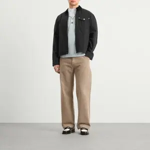 Drole De Monsieur Monogramme Open Weave Polo - Light Blue