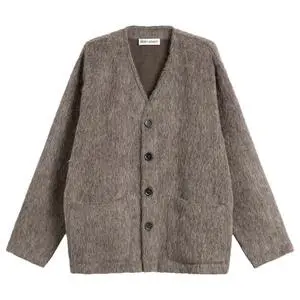 Our Legacy Hairy Wool Cardigan - Mole