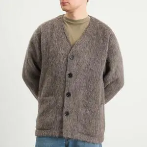 Our Legacy Hairy Wool V-neck Cardigan