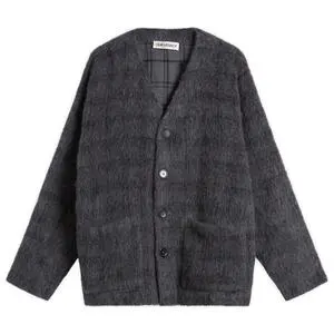 Our Legacy Hairy Wool Cardigan - Plum