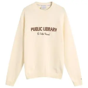 PERCIVAL Public Library Knitted Crew Jumper