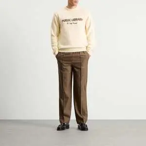 PERCIVAL Public Library Knitted Crew Jumper