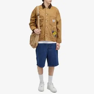 A BATHING APE Washed Duck Coverall Jacket