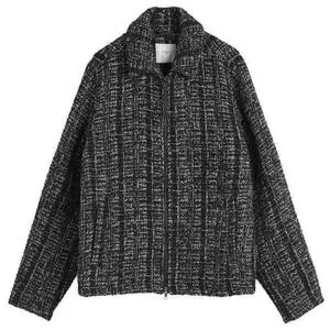 PERCIVAL Ingelo Zip Wool Boxy Jacket - Black
