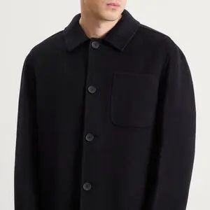 PERCIVAL Double Faced Wool Overshirt