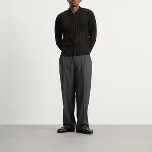 PERCIVAL Appendix Long Sleeve Knitted Shirt