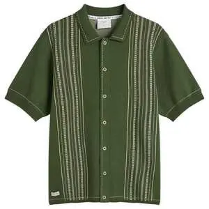PERCIVAL Accolades Knitted Shirt - Forest