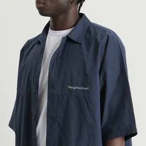 NEIGHBORHOOD Dolman Logo Short Sleeve Shirt