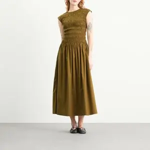 Faithfull The Brand Ale Maxi Dress - Olive