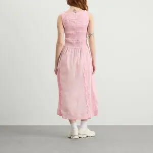 DAMSON MADDER Cynthia Sheer Midi Dress